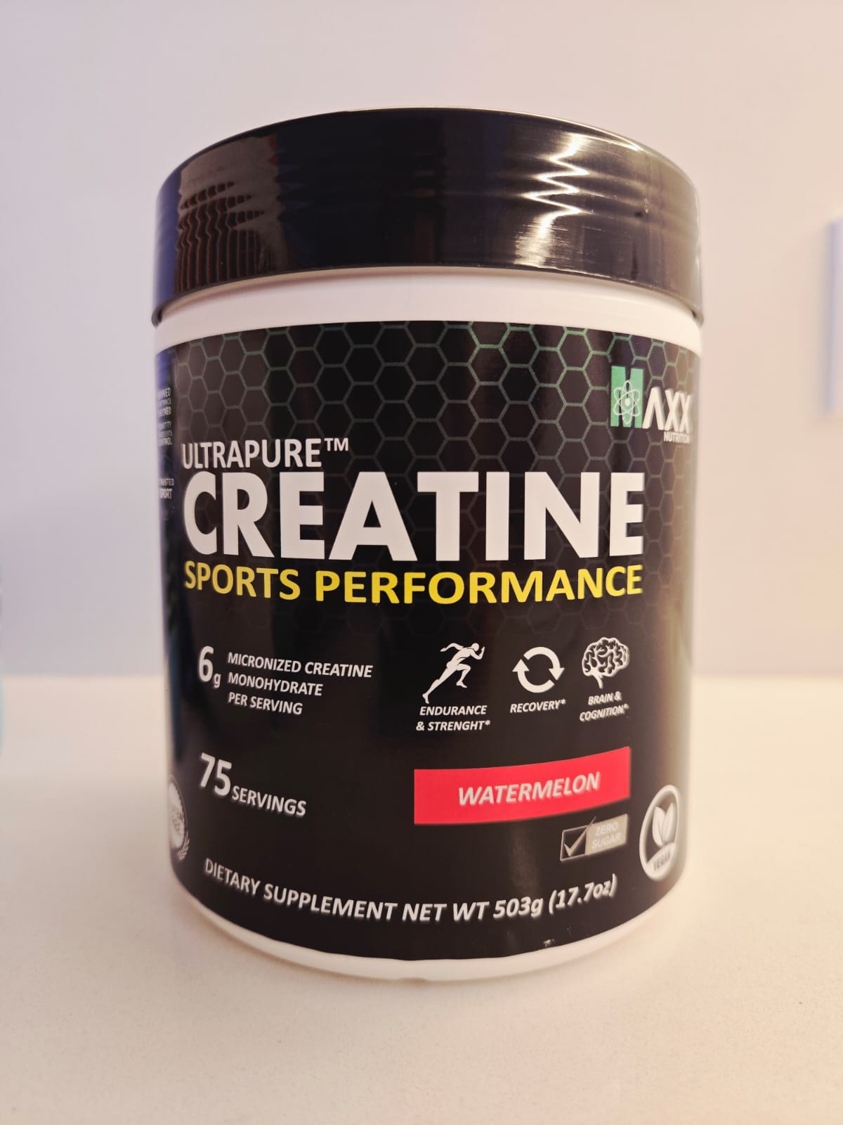 MAXX NUTRITION ULTRAPURE™ CREATINE: SANDIA - 500g – Rider Lab.